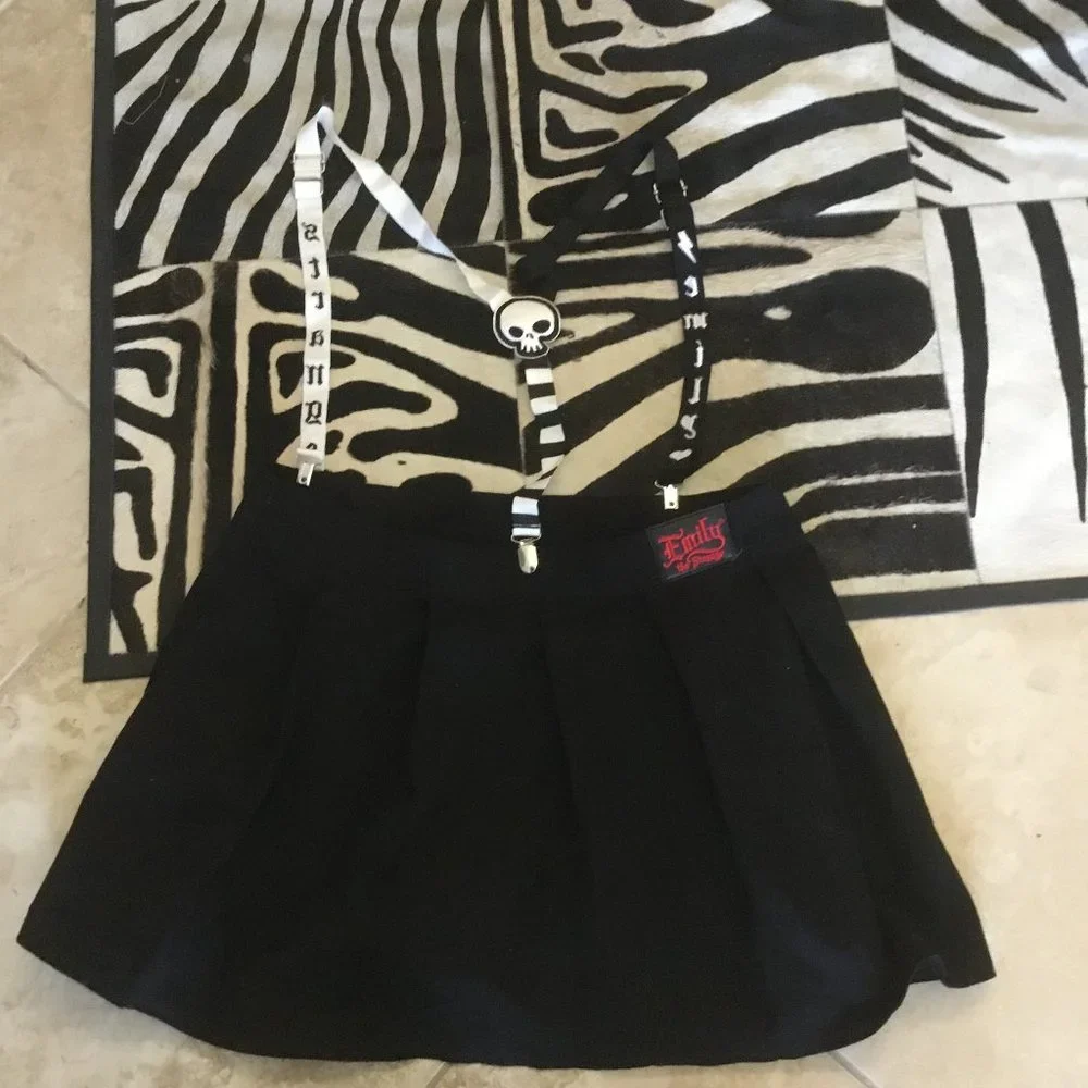 Dolls Kill | Skirts | Dolls Kill Emily The Strange Collab Suspender ...